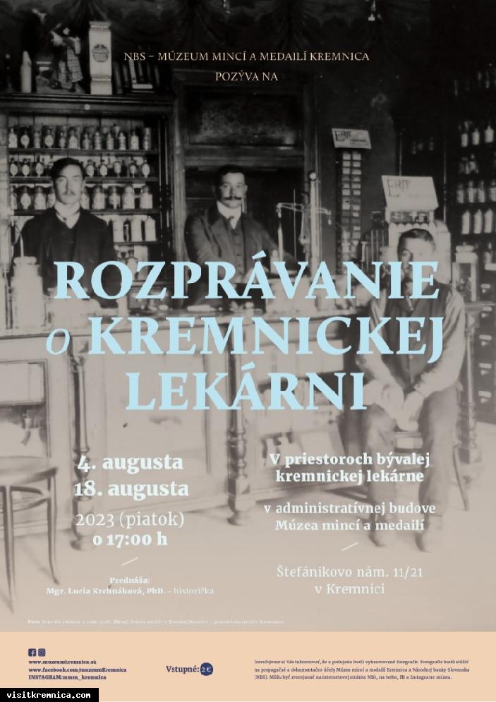 Rozprávanie o kremnickej lekárni | www.visitkremnica.com